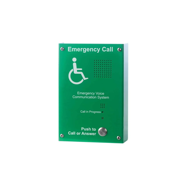 Disabled Refuge Outstation - Flush (Green) - Videcon
