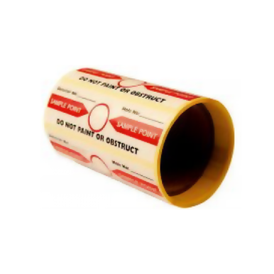 Sampling Hole Warning Labels 90mm x 25mm (100) - Videcon