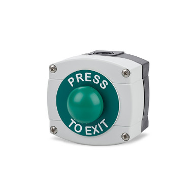 WATERPROOF GREEN DOME EXIT BUTTON - Videcon