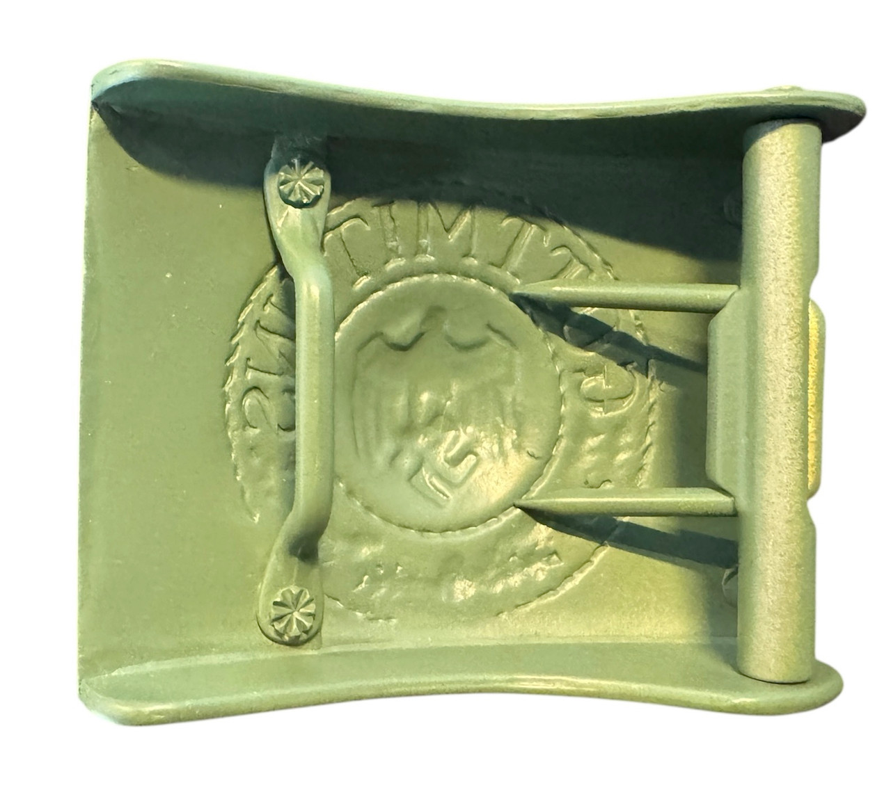 Heer Green Steel Belt Buckle