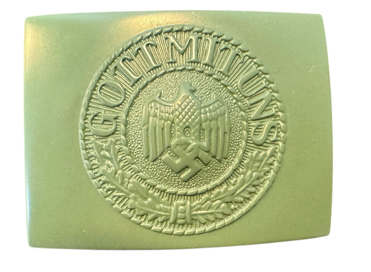 Heer Green Steel Belt Buckle
