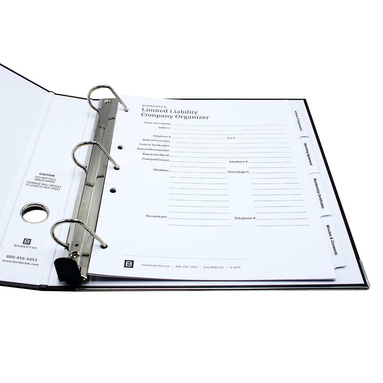 LLC Index Tab Dividers - Bindertek