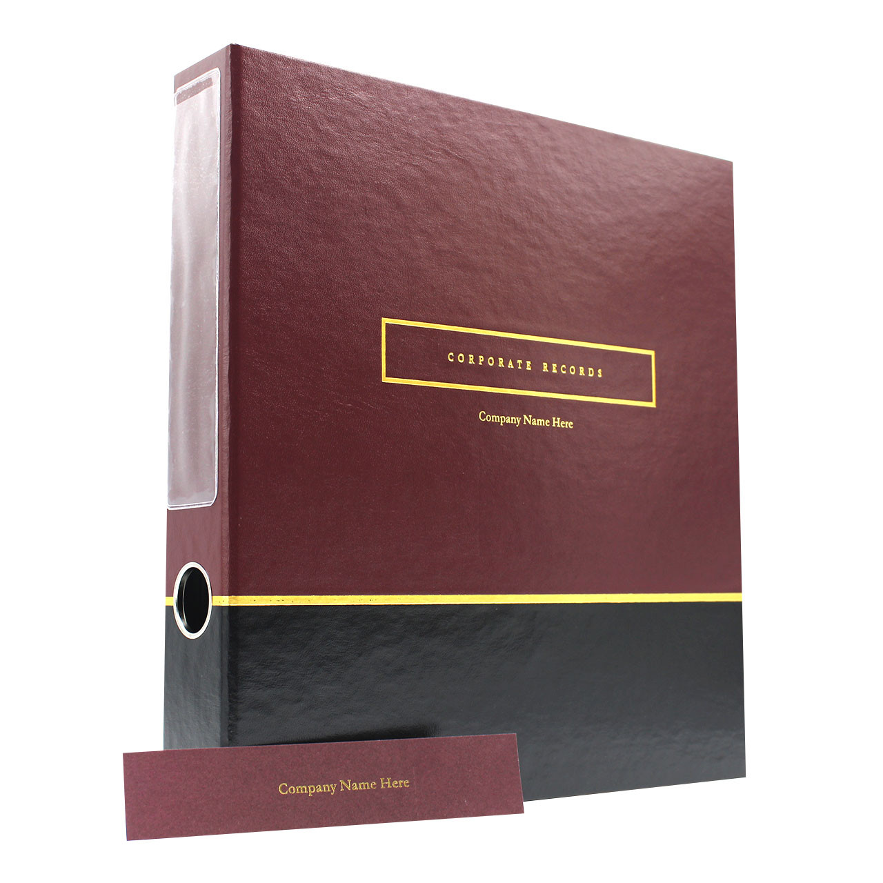Deluxe Corporate Records 3-Ring Binder, 2" Spine - Bindertek