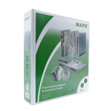 Leitz A4 Size, 4-Ring View Binder, 3" Spine, European Ring Spacing ...