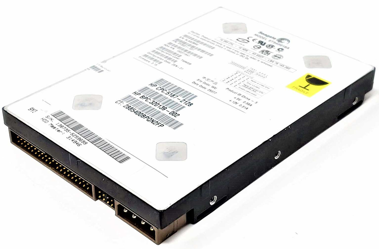 HP 300852-001 - 40GB 5.4K RPM IDE 3.5" Hard Drive - CPU Medics