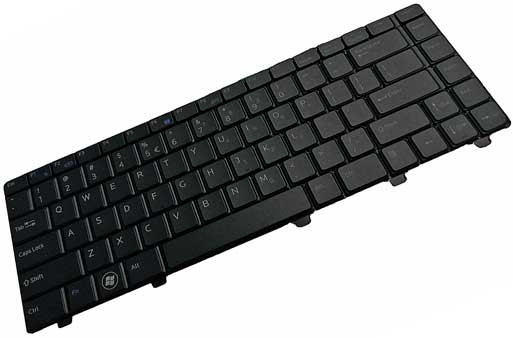 TJFH9 - Black Keyboard US/International Layout with Backlit for Vostro ...