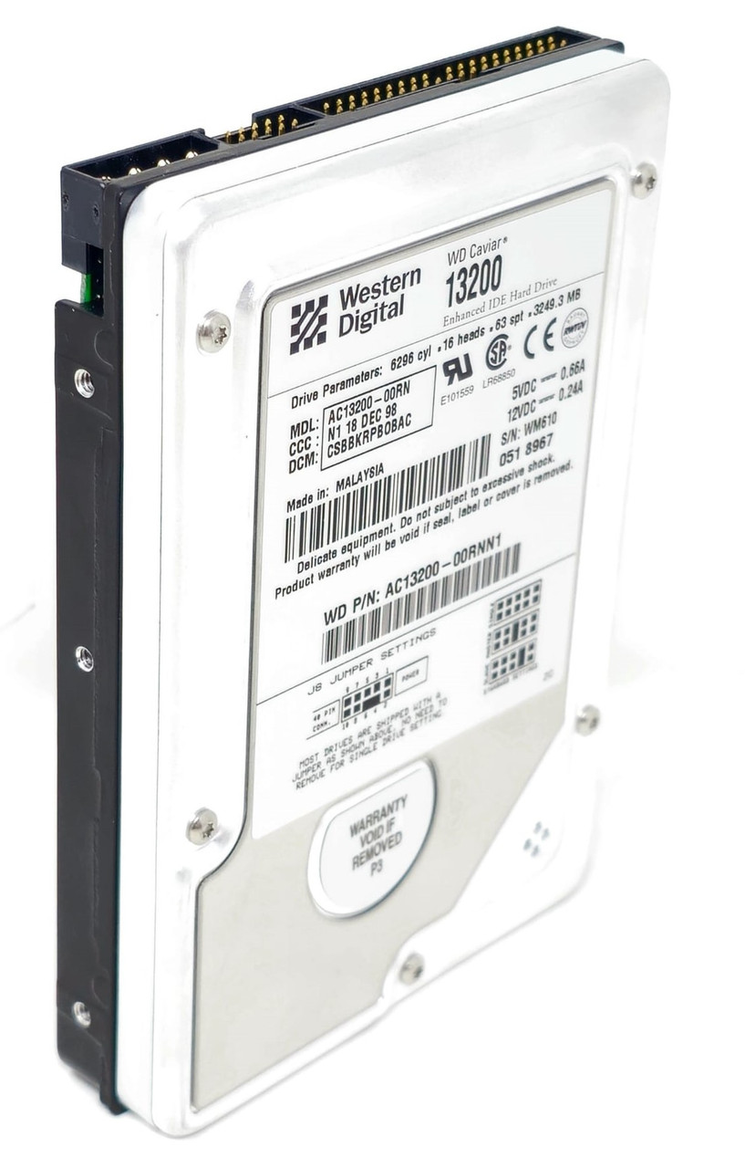 Western Digital AC23200-75LC - 3.2GB IDE/ATA LFF Internal 3.5" Legacy ...