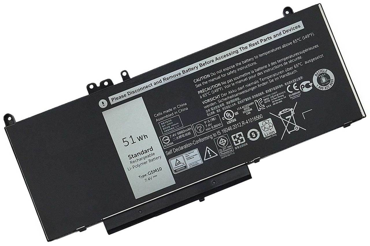 G5M10 - 4-Cell Battery for Latitude E5270 E5450 E5470 E5550 - CPU Medics