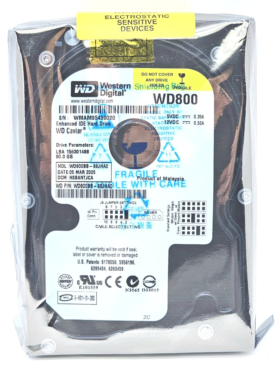 Hitachi HDS728080PLAT20 - 80GB 7.2K IDE 3.5" Hard Disk Drive (HDD ...