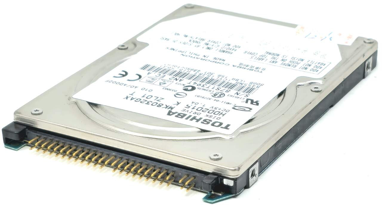 Toshiba HDD2D15 - 80GB 5.4K RPM IDE PATA EIDE ATA 2.5" Laptop Hard ...