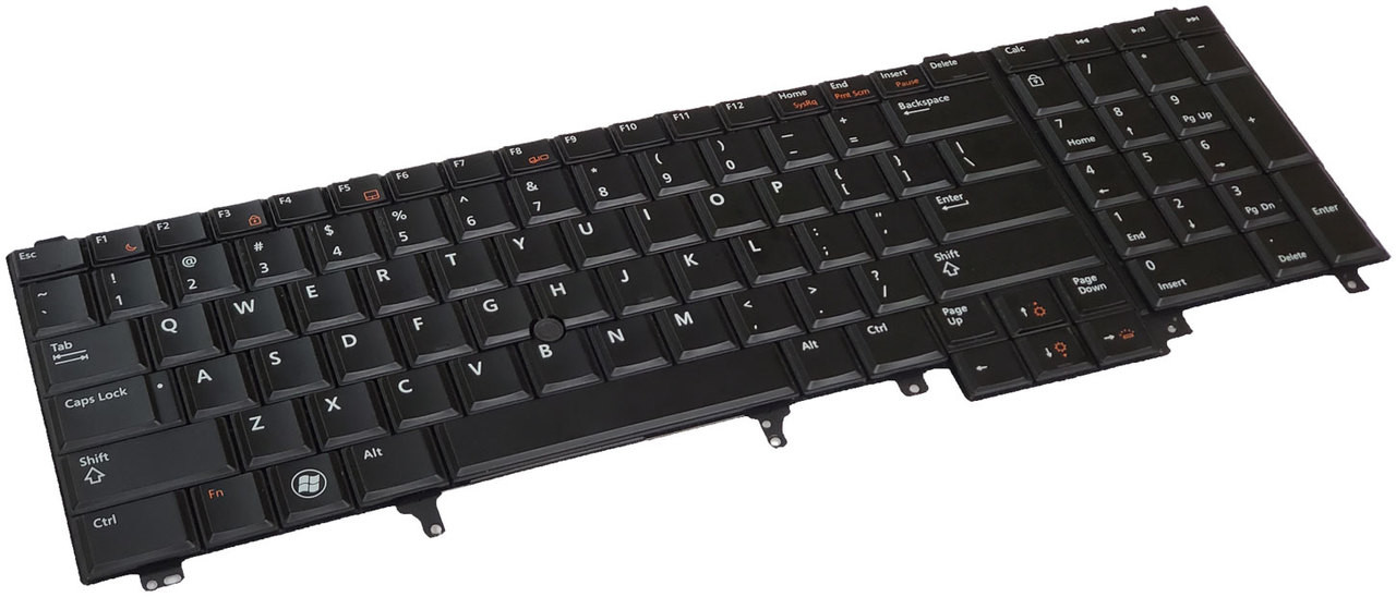 Dell NSK-DW0BC - Black Backlit Keyboard for Precision M4600 M6600 Latitude E5520 E6520 - CPU Medics