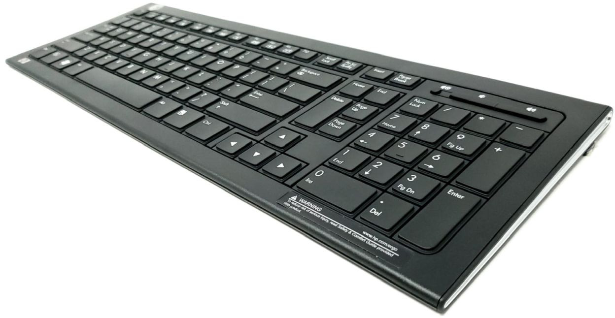 Hewlett-Packard (HP) 492904-001 - Black HP Elite Wireless Keyboard ...
