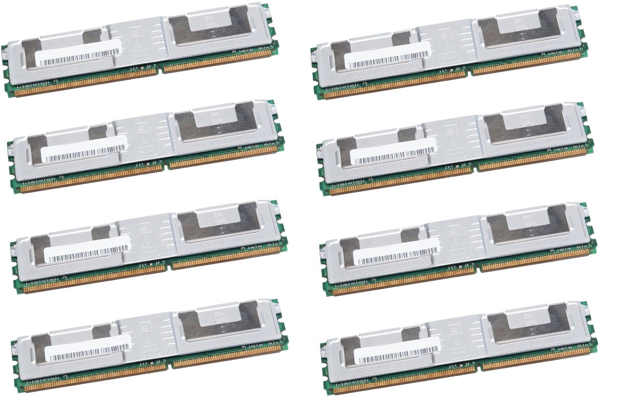 2GB Memory Modules: 16GB (8x2GB) PC2-5300F 667Mhz 240-Pin DDR2 ECC ...