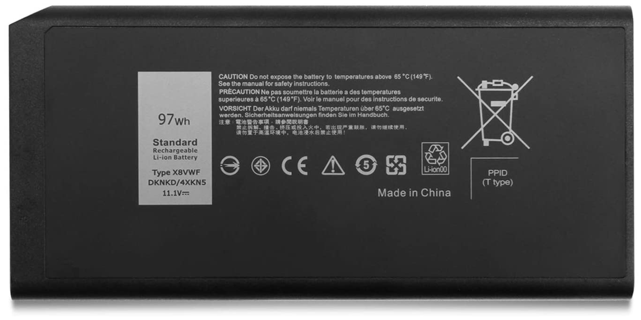 W11Y7 - 9-Cell Replacement Battery Compatible with Latitude 14 Rugged ...