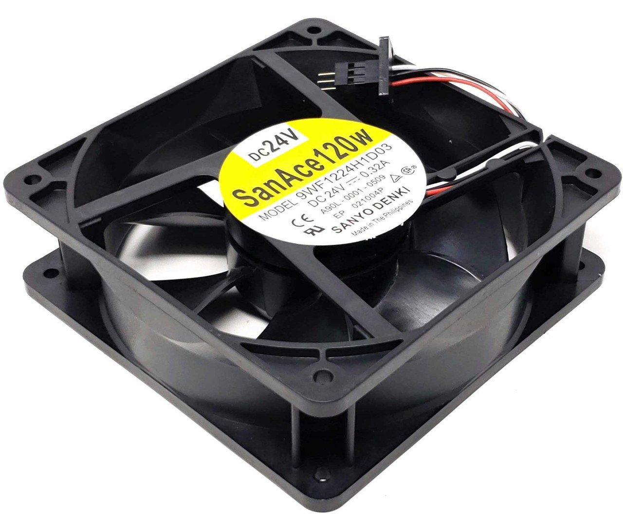 Fanuc NMB A90L-0001-0509 - 120x120X38mm 24V 0.36A Fan | 3-Pin Male ...