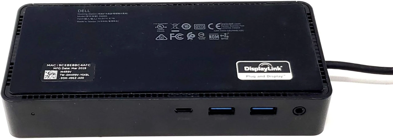 M4R9V - D6000 Universal Docking Station with 130W Adapter JU012