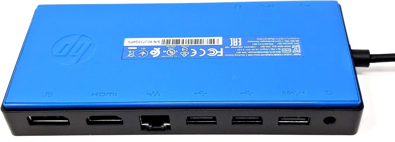 HP TPA-B01 - HP Elite USB-C Docking Station Dock With 65W Adapter 710412-001 - CPU Medics