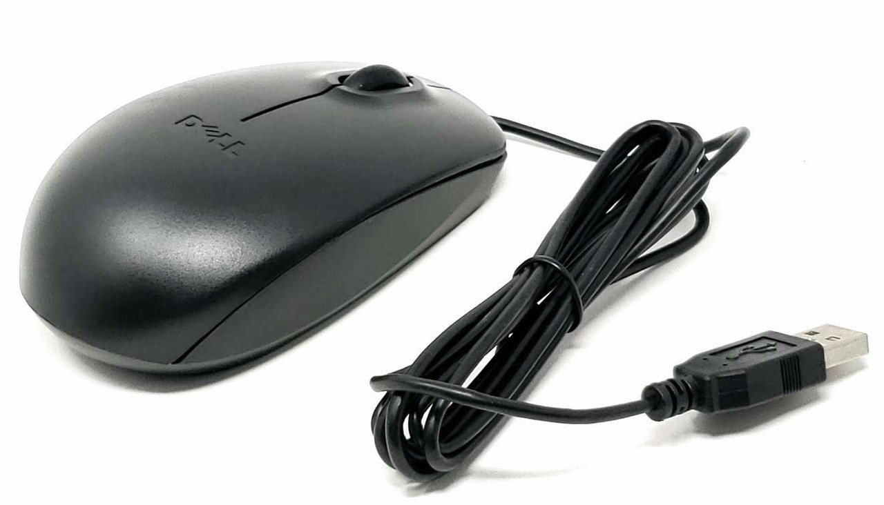 Dell MS111 - Black Optical 3-Button Scroll Wheel USB Mouse for Dell ...