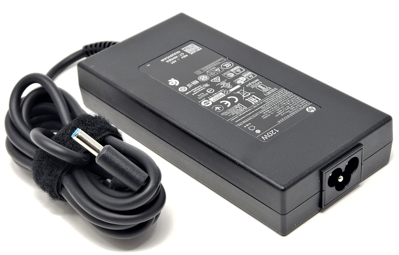 HP PA-1121-62HA - 120W 19.5V 6.15A 3.0mm Blue Tip AC Adapter Charger ...