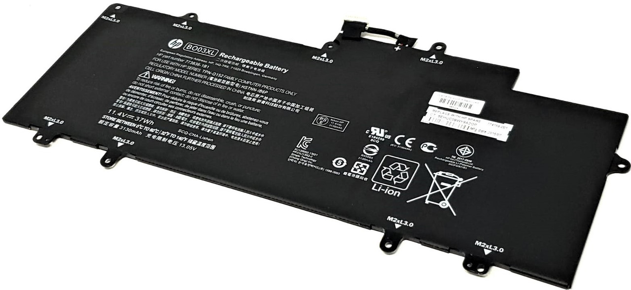 BO03XL 3-Cell Battery for HP Chromebook 14-X 14 G3 Stream 14-Z 14-P ...