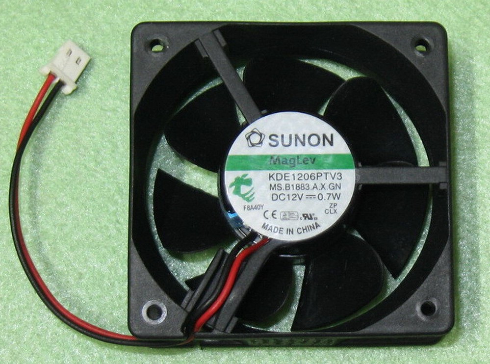 KDE1206PTV3 - 60x60x25mm DC12V 0.7W 6025 2-Pin Cooling Fan - CPU Medics
