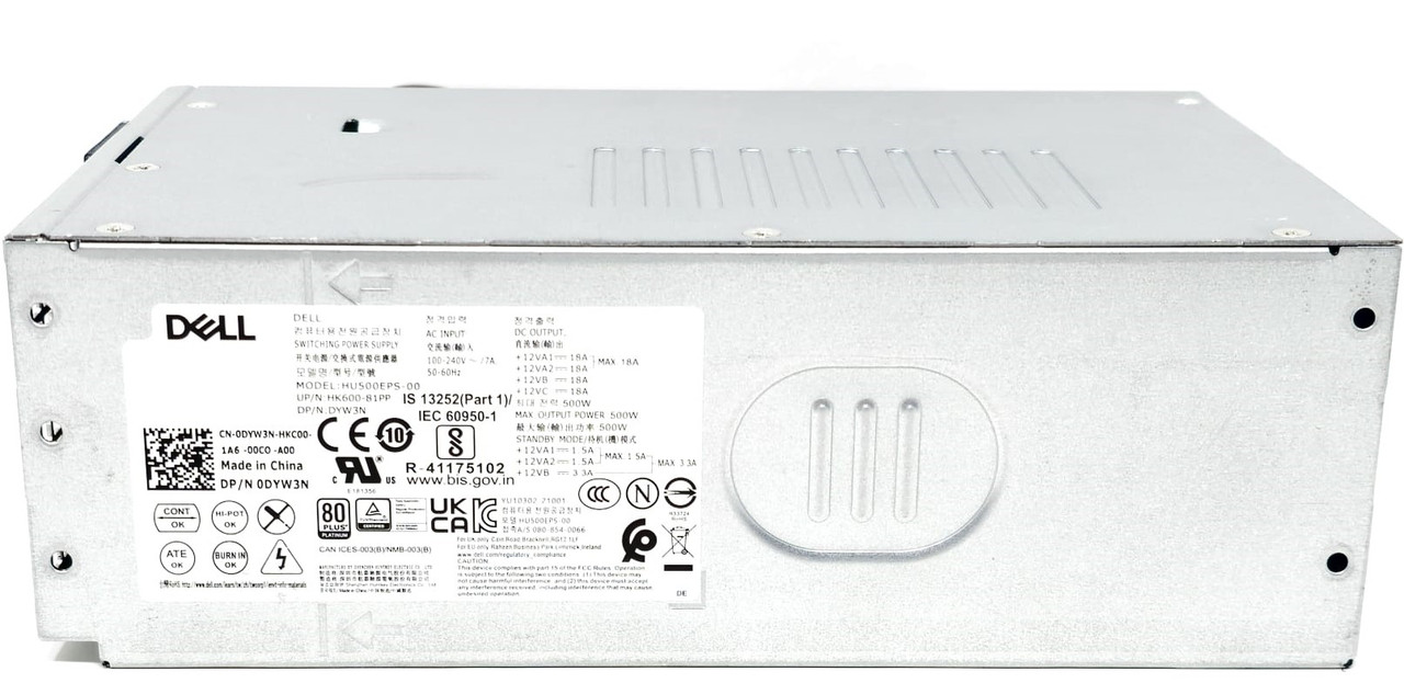 HK600-81PP - 500W Power Supply for Precision 3660 Inspiron 3910 XPS ...