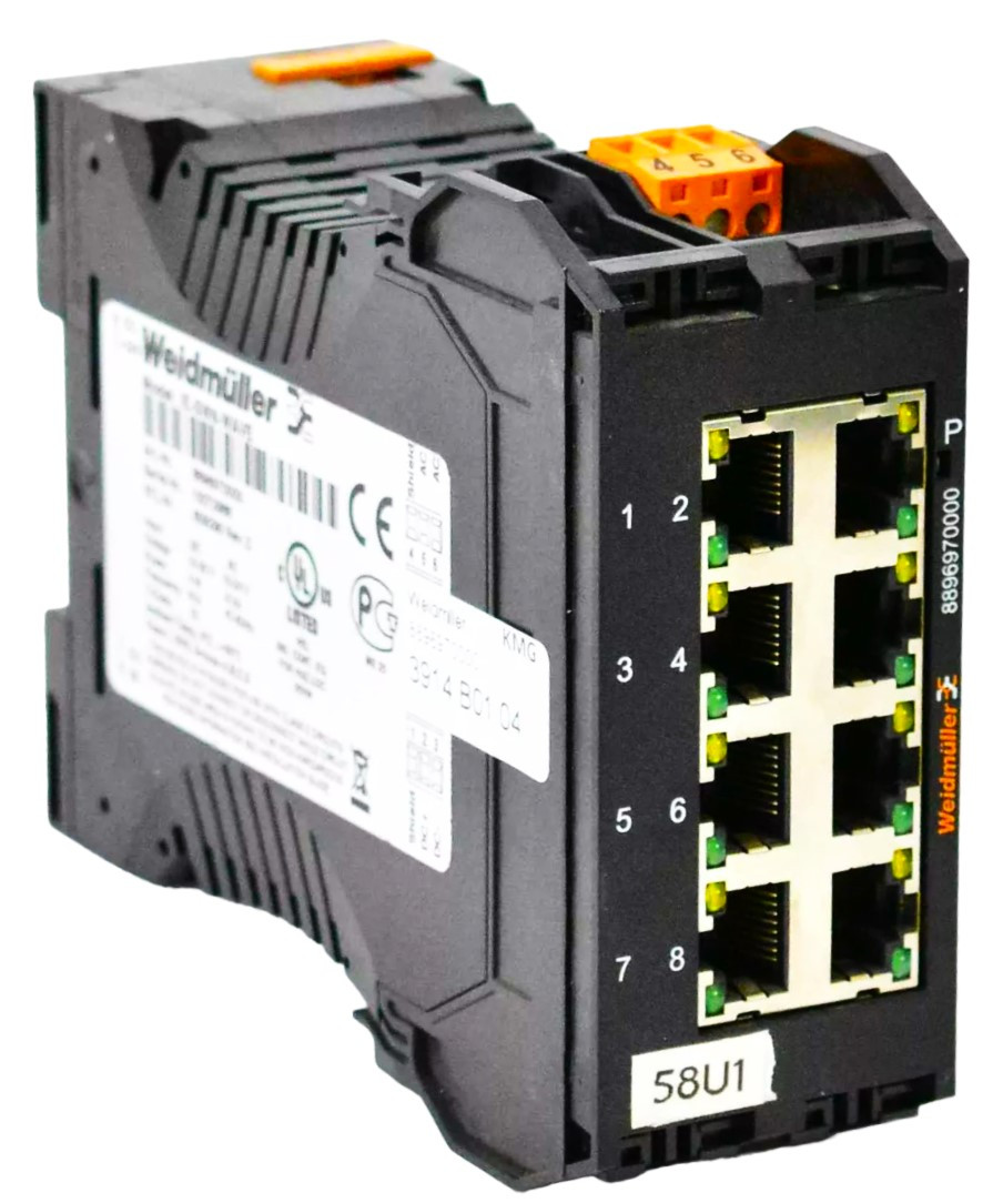 Weidmuller IE-SW8-WAVE 8896970000 - Industrial Mount 8-Port Ethernet ...
