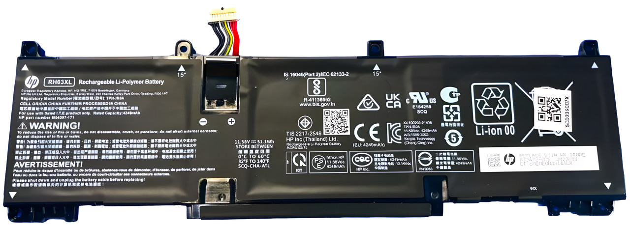 HSN-Q28C - RH03XL RH03 3-Cell Battery for HP ProBook 430 445 450 640 ...