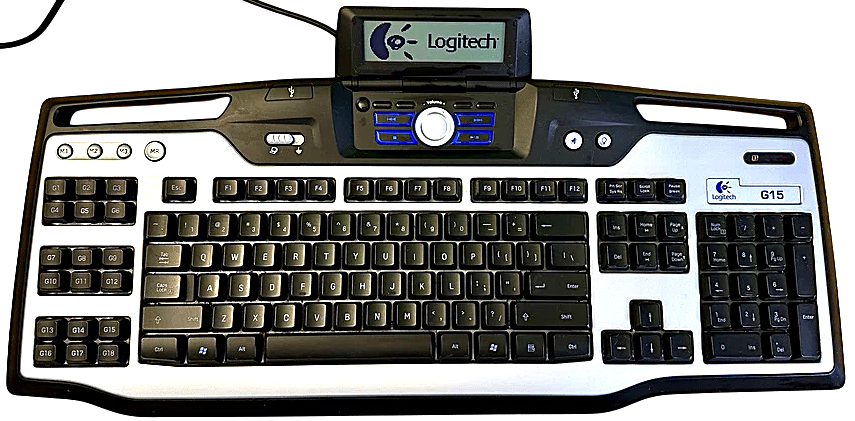 Y-UG75 - Original Logitech G15 Keyboard with LCD Display and 18 ...