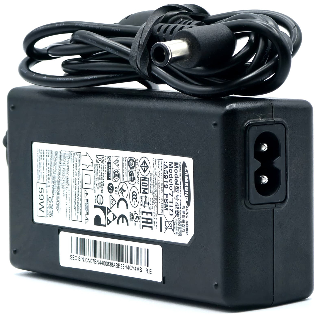 A5919_DPN - Genuine Samsung 59W 19V 3.1A 6.5x4.4mm AC/DC Power Adapter ...