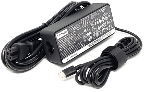 02DL124 - 65W USB Type-C AC Adapter Charger for ThinkPad X1 Carbon L380 ...