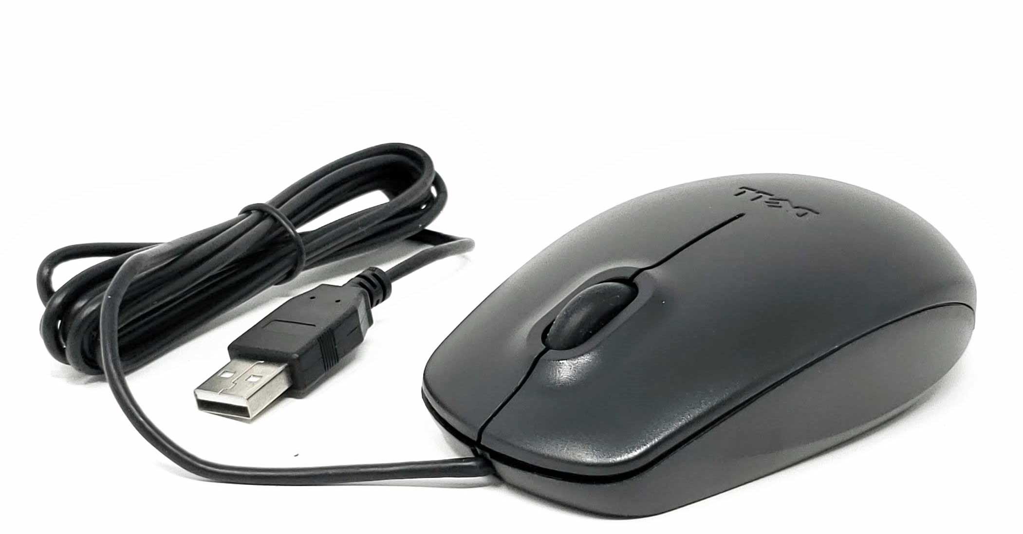 Dell 356wk Black Optical 3 Button Scroll Wheel Usb Mouse For Dell