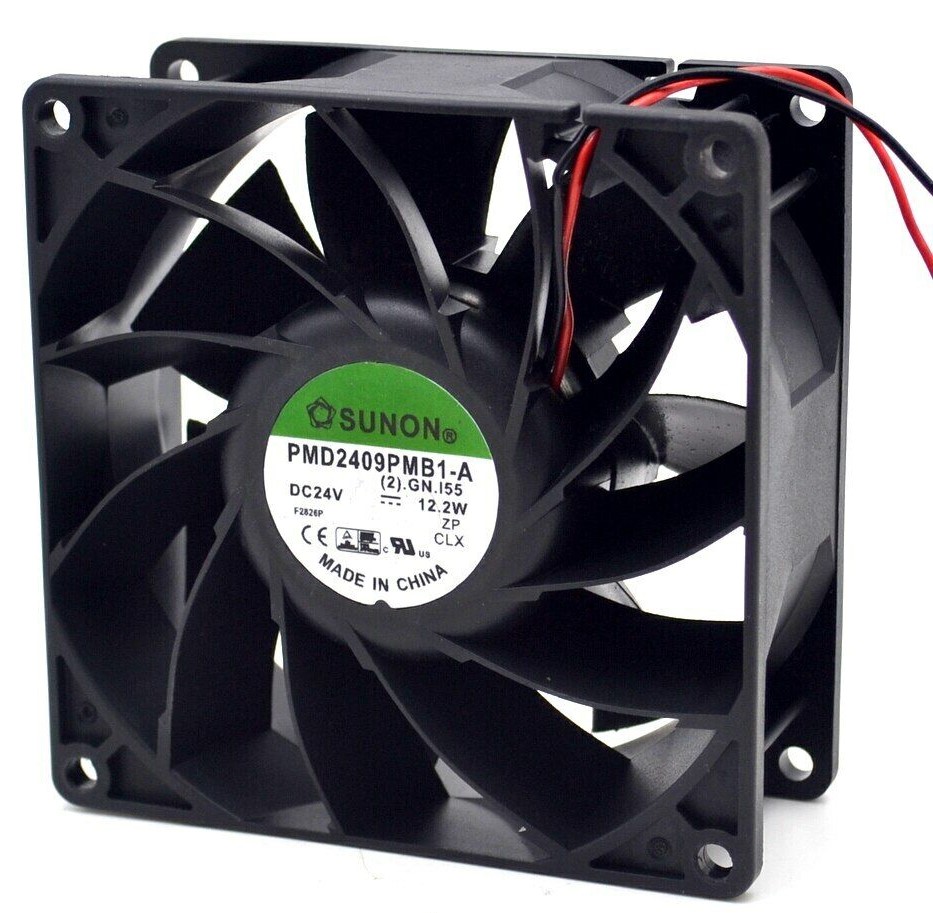 PMD2409PMB1-A - 92x92x38mm DC24V 12.2W 9238 Inverter 2-Pin Cooling Fan ...