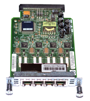 Cisco VIC-4FXS/DID - 4 port FXS or DID VIC Interface Card