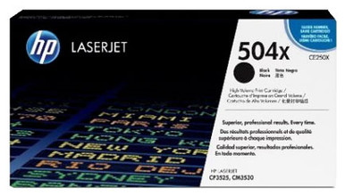 HP CE250X - Black 10500 Yield # 504X Toner Cartridge - CPU Medics