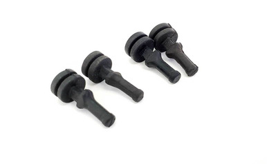 0N399 - 4x Rubber Grommets Anti-Vibration Mount Screw for PC Case Fans ...
