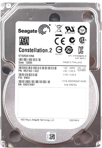 HP 052-0002-001 - DRIVE 2.5 SATA 6G 250GB 7200 ST9250610NS - CPU Medics