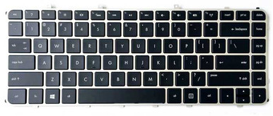 HP 698682-001 - ISLAND STYLE KEYBOARD BLACK/NATURAL SILVER W8 US