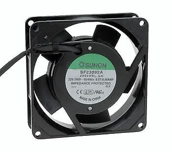 SF23092A - 92x92x25mm 220V-240V 2-Terminals AC Axial Industrial Cooling ...