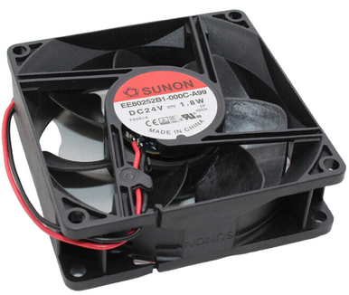 Sunon EE80252B1-000C-A99 - 80x80x25mm DC24V 1.8W 2-Wire Cooling Fan ...