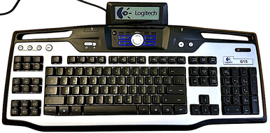 967599-0403 - Original Logitech G15 Keyboard with LCD Display and 18 ...
