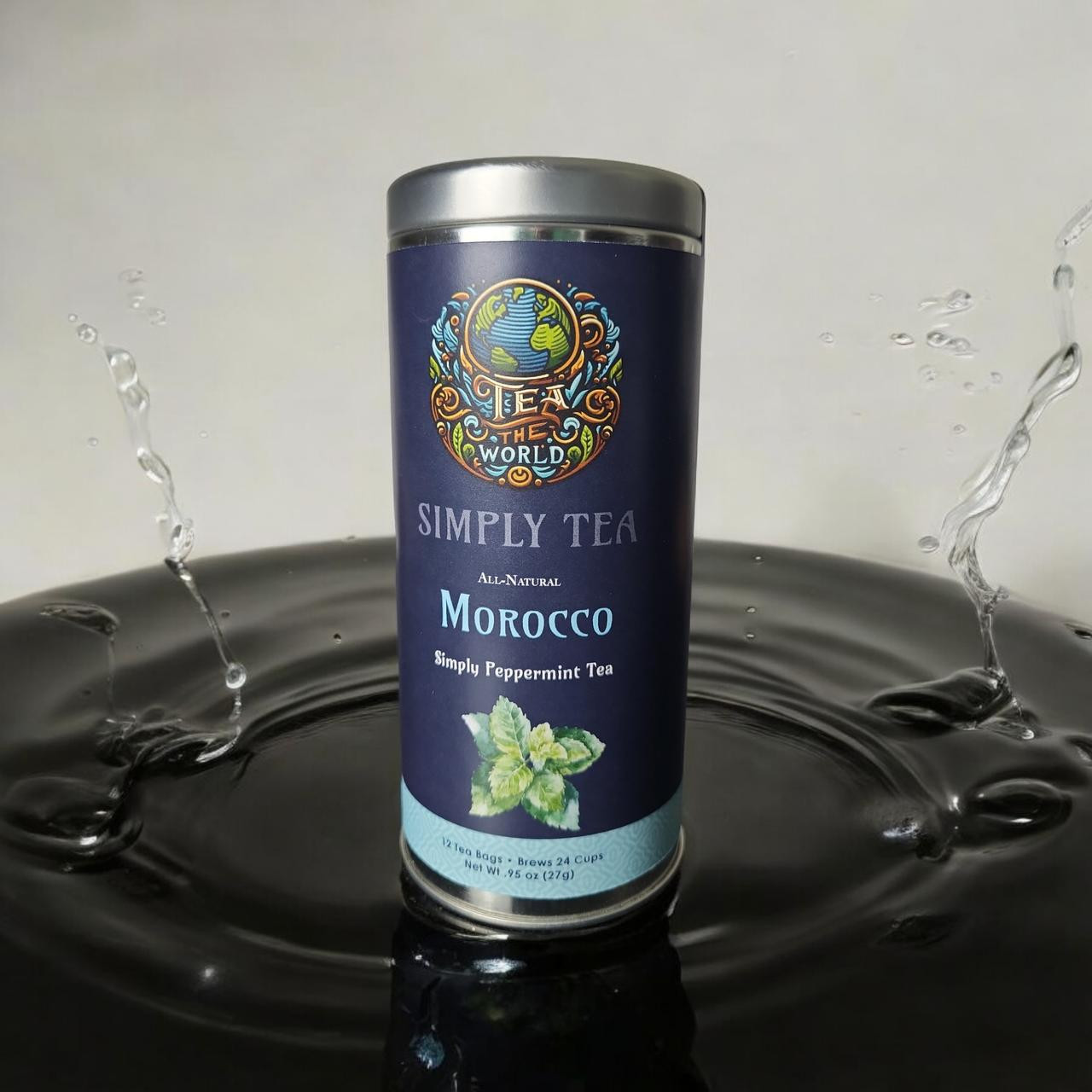 Four Tin Can Loose Teas | Tin Tea Canisters