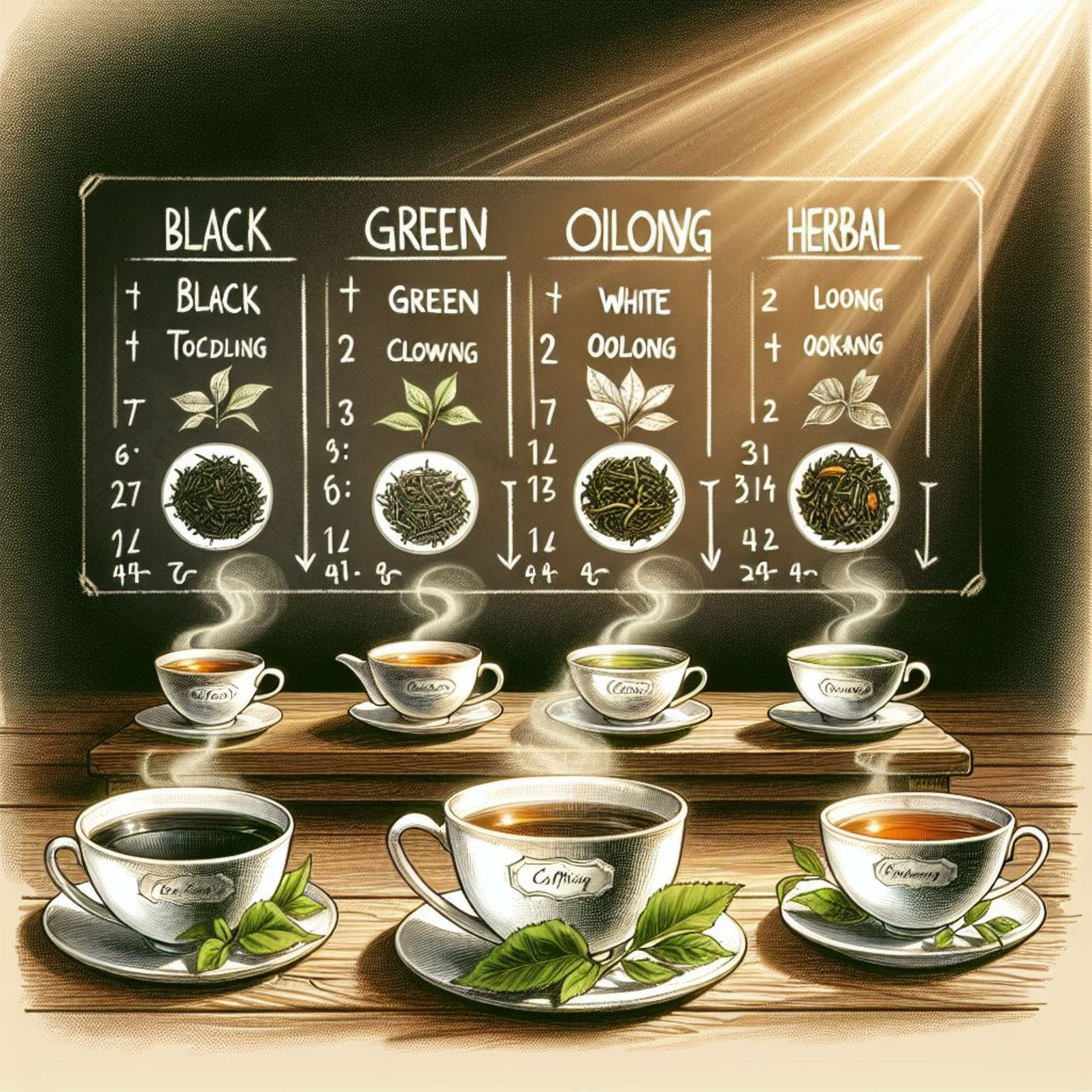 Exploring Caffeine Levels in Different Teas - Teatheworld®