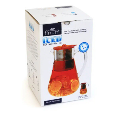 Finum Iced Teapot | Modern Glass Design for Perfect Iced Tea