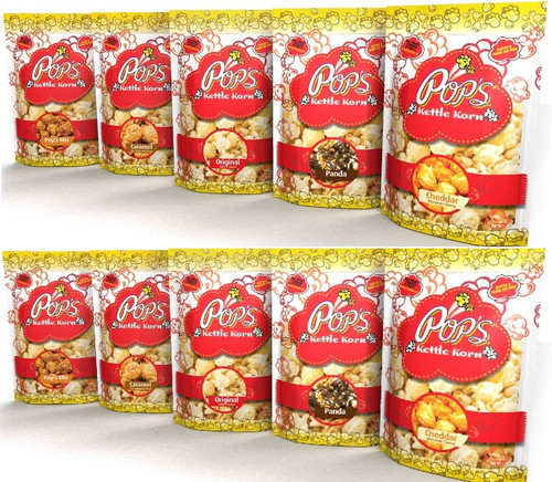 10 Pack Mini Sampler - Pops Kettle Korn