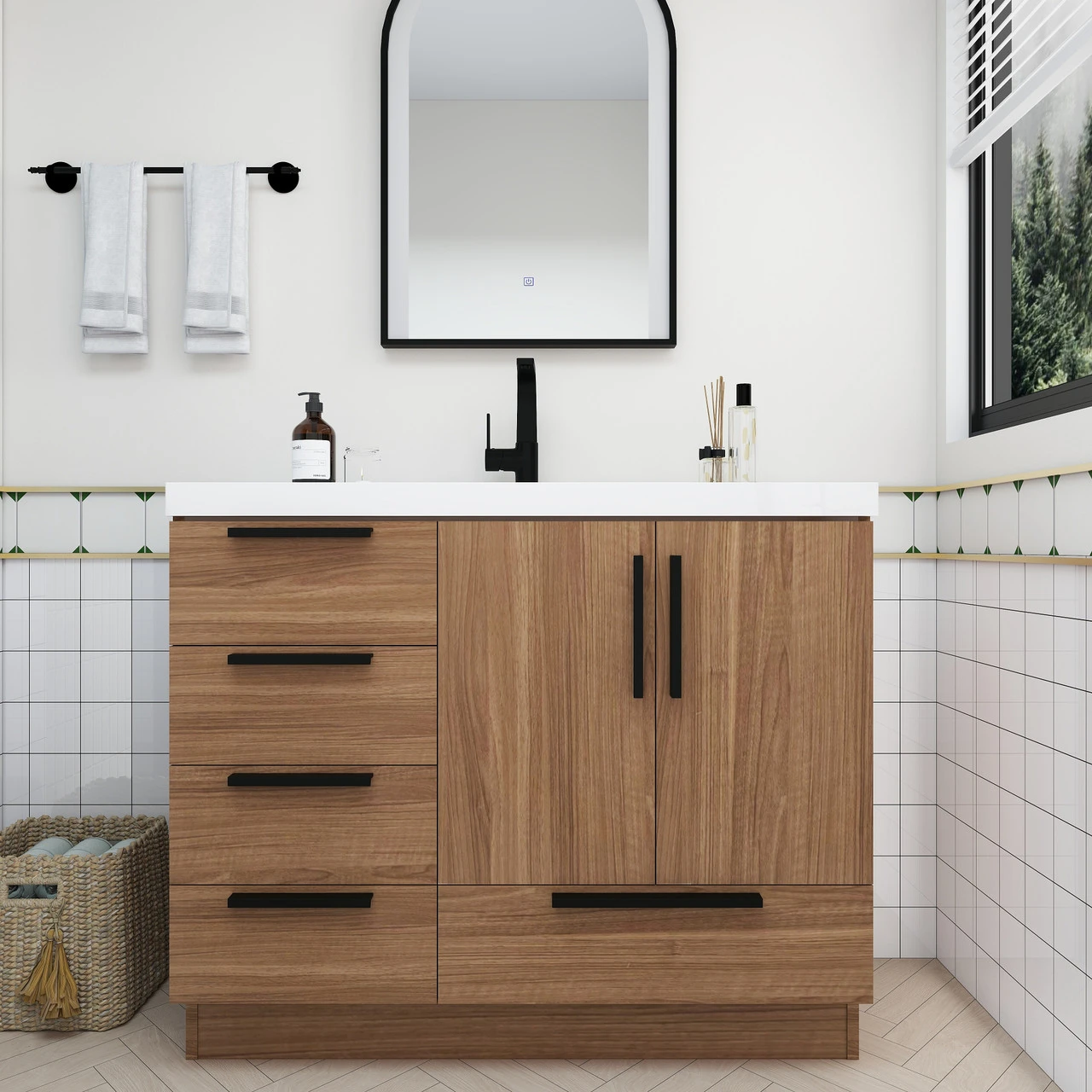 42" Inch Bathroom Vanities | Moreno Bath Modern Floating & Freestanding ...