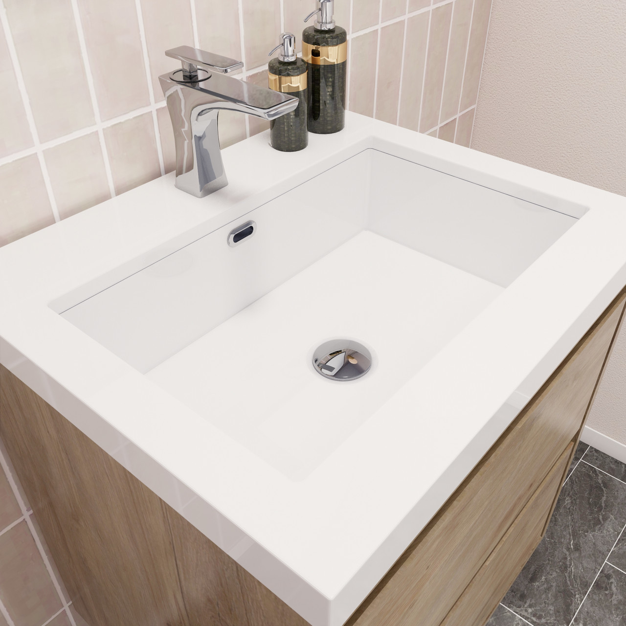 Sage 24" Wall Mounted Modern Bath Vanity