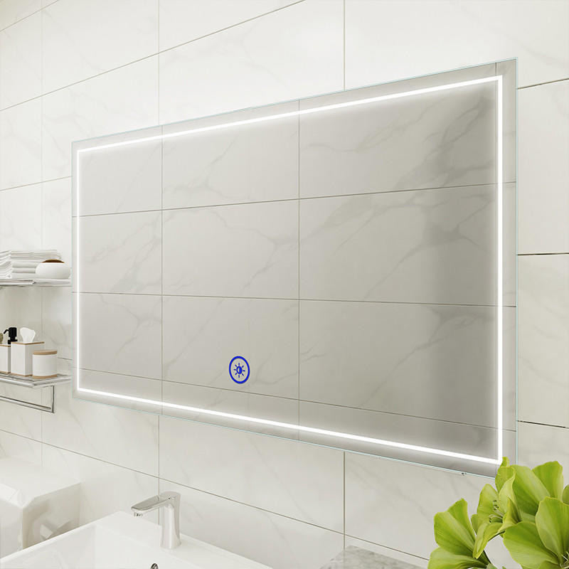 Francisco 55" LED Lit Mirror for Vanity with Variant Lighting Options ...