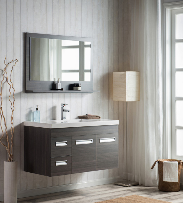 Sage 36" Wall Mounted Modern Bath Vanity