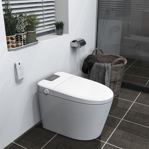 T162A Smart Toilet | Adjustable Water Temperature & Pressure, Warm Air ...